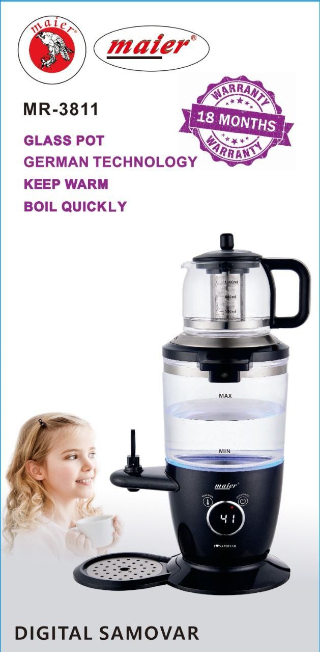 قیمت سماور برقی دیجیتال مایر مدل Maier MR-3811 | عرشیا جوانرود