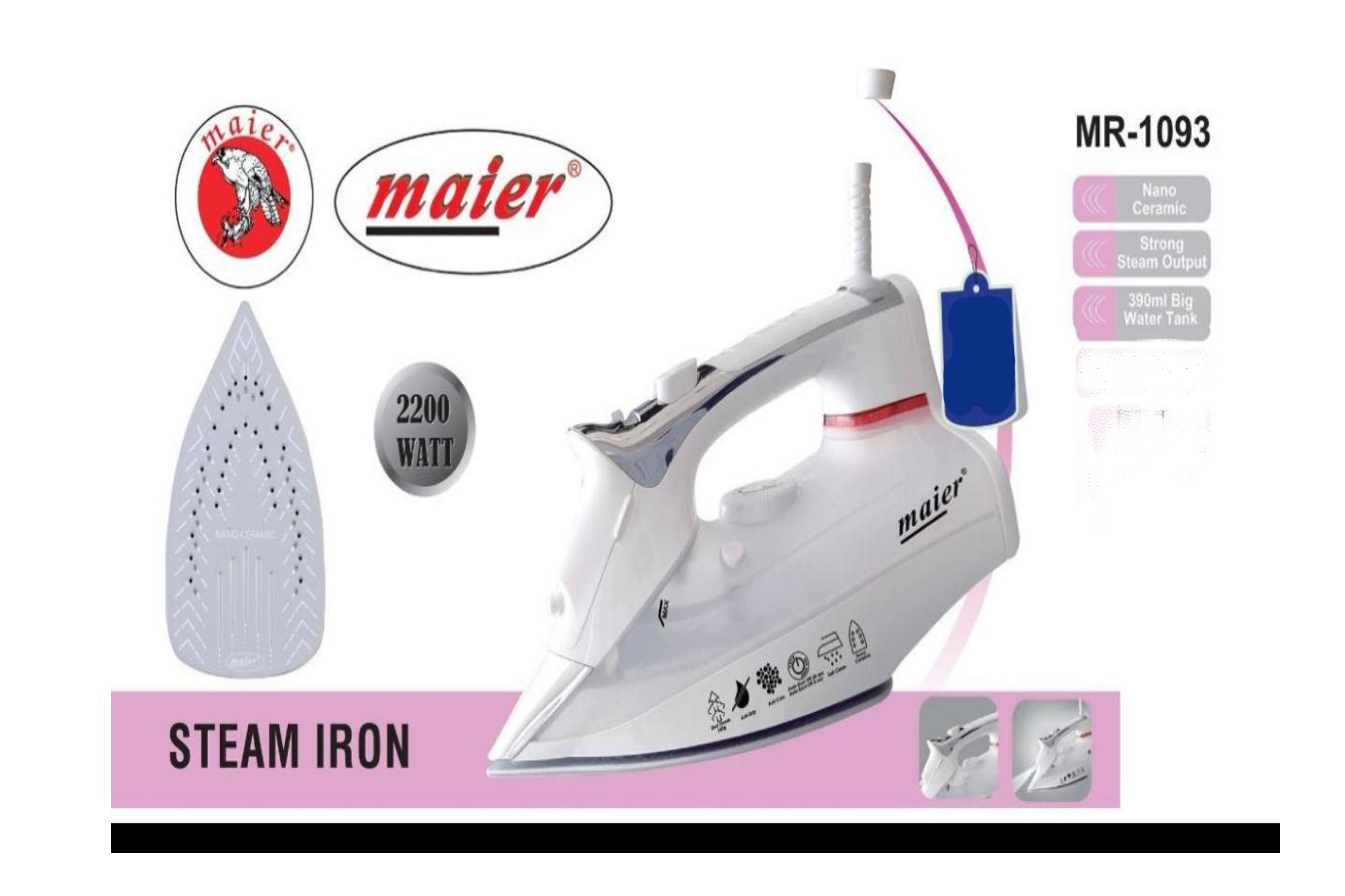 قیمت اتو بخار هوشمند مایر مدل MR-1093 | عرشیا جوانرود