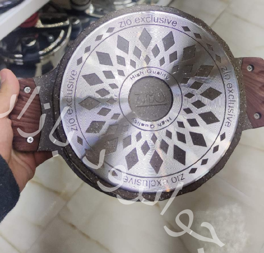 سرویس قابلمه زیو مدل دیاموند ۱۰ تیکه گرانیت سنگی zio z-7110 | عرشیا جوانرود